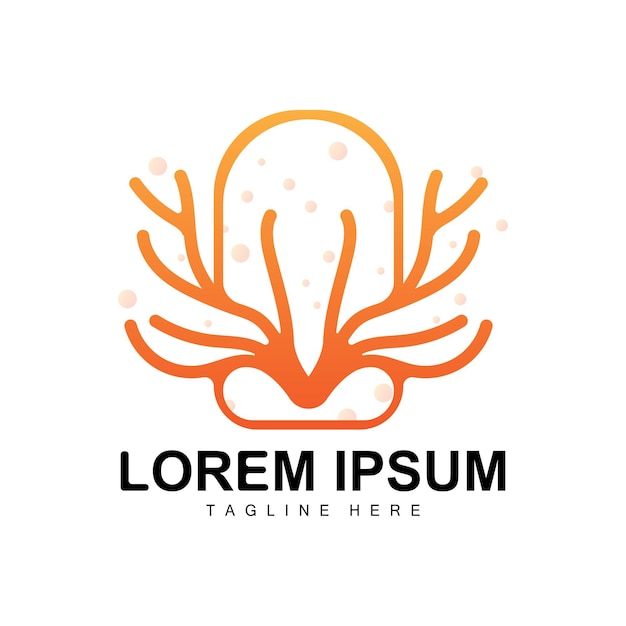 Vibrant Coral Reef Emblem with Captivating Design | Jiffy Designs