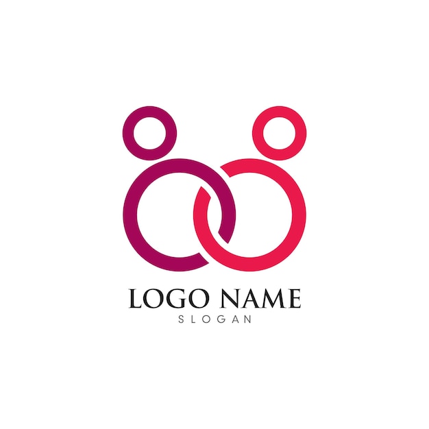 Vibrant Linked Circles Logo Design | Jiffy Designs