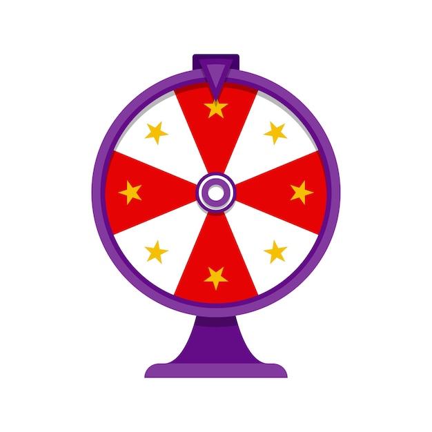 Vibrant Spinning Prize Wheel with Festive Stars | Jiffy Designs