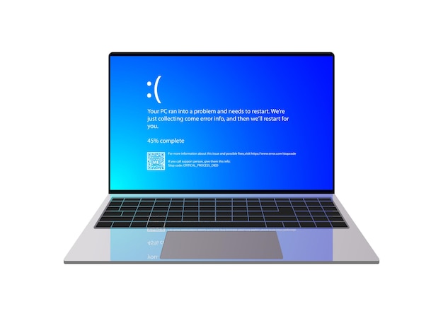 Friendly Blue Error Screen with Reassuring Message | Jiffy Designs