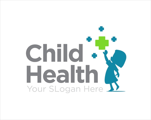 Vibrant Silhouette of Child Holding Colorful Medical Symbols | Jiffy ...