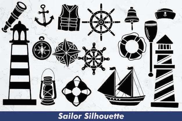 Iconic Maritime Symbols: A Diverse Nautical Collection | Jiffy Designs