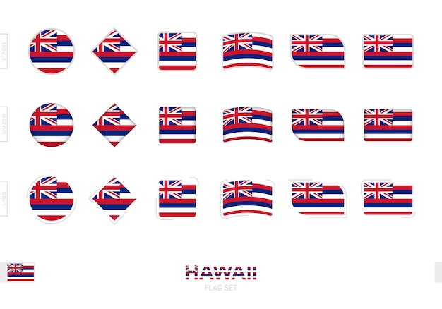Vibrant Flags of Hawaii: A Patriotic Graphic Collection | Jiffy Designs