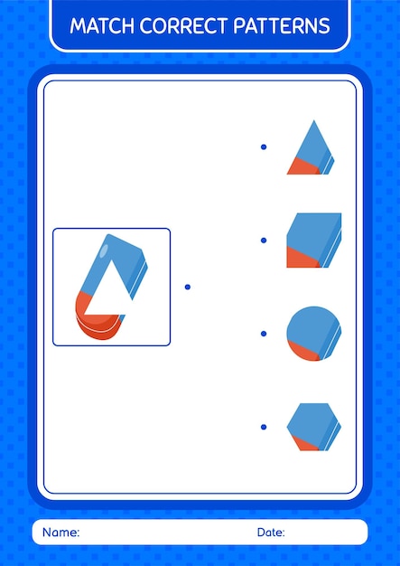 Geometric Shapes Matching Puzzle with Vibrant Colors | Jiffy Designs