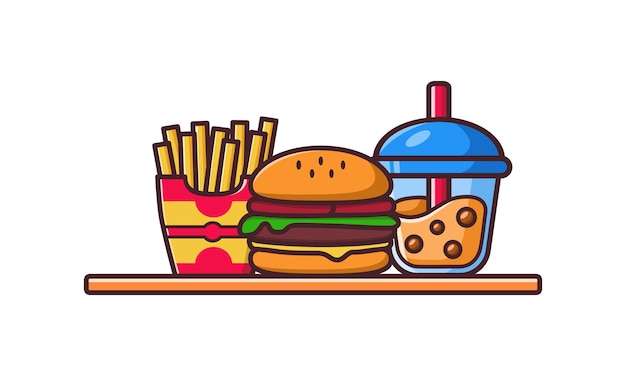 Vibrant Assortment of Classic Fast Food Favorites | Jiffy Designs