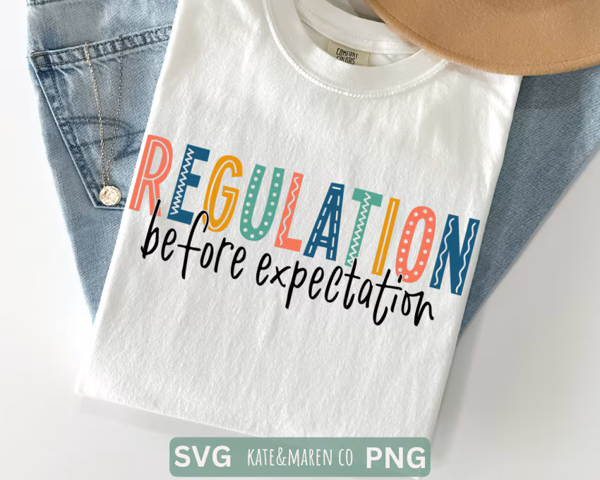 regulation before expectation svg, behavior analyst svg, behavioral ...