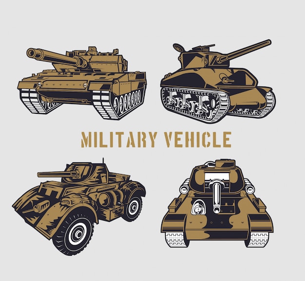 Powerful Armored Vehicles: Tanks, Jeeps, and Armored Transports | Jiffy ...