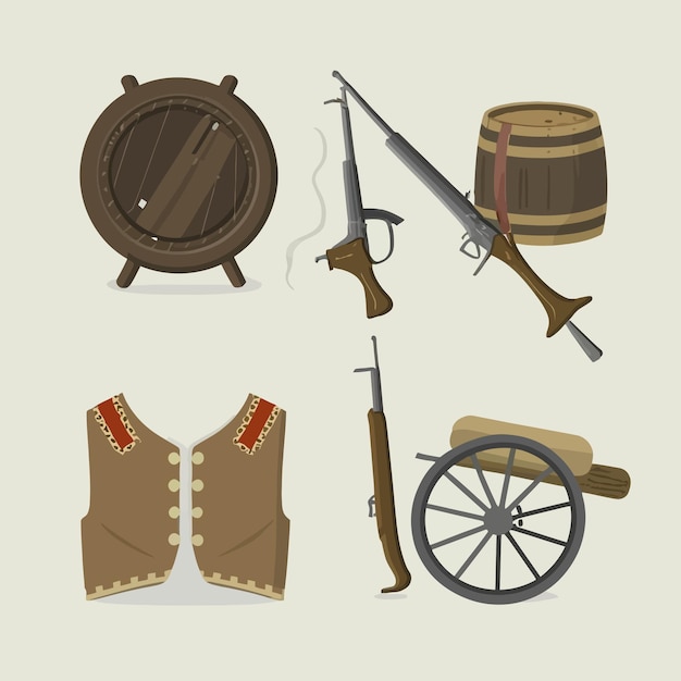 Rustic Western Frontier Icons Showcase Vintage Charm | Jiffy Designs