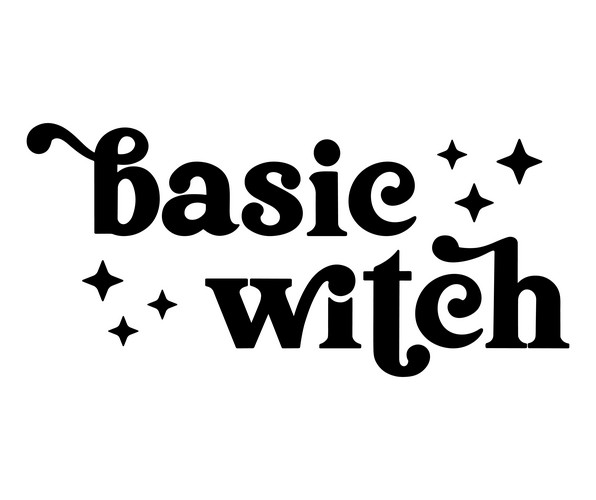 Vector Basic Witch Lettering, Halloween Sign | Jiffy Designs