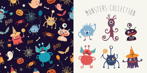 Whimsical Monsters Collection with Vibrant Designs | Jiffy Designs