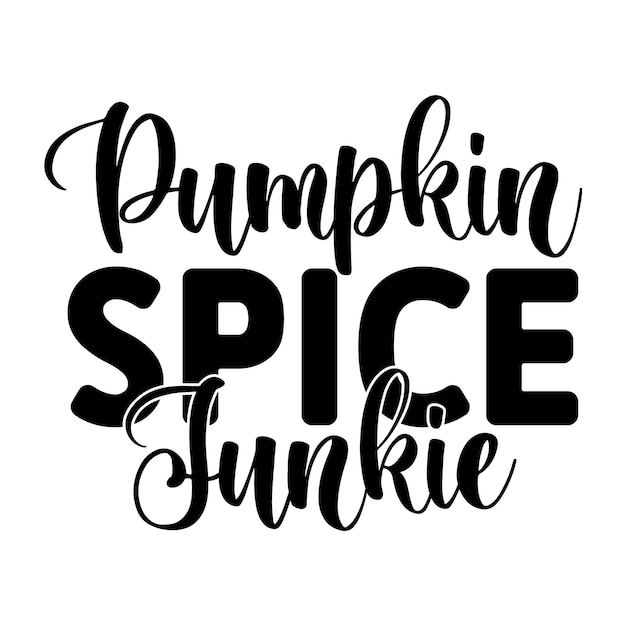 Elegant Pumpkin Spice Lettering with Cursive Script | Jiffy Designs
