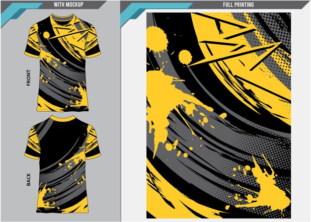 Vibrant Abstract Graphic Design Collection in Bold Yellow and Black ...