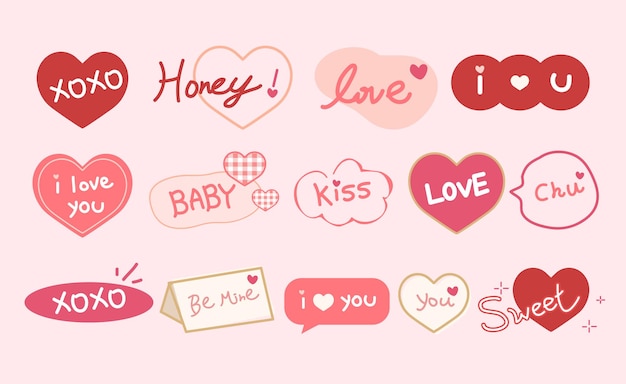 Romantic Expressions of Love and Affection in Handwritten Style | Jiffy ...