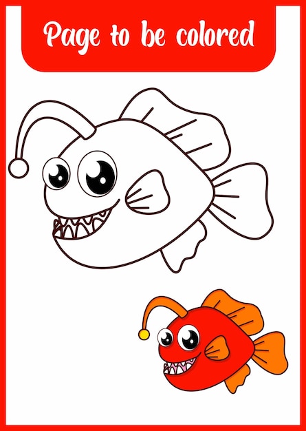 Charming Cartoon Fish Duo Awaiting Colorful Transformation | Jiffy Designs