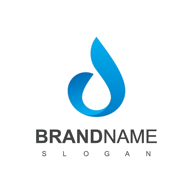 Stylized Blue Flame Logo with Brand Name and Slogan | Jiffy Designs