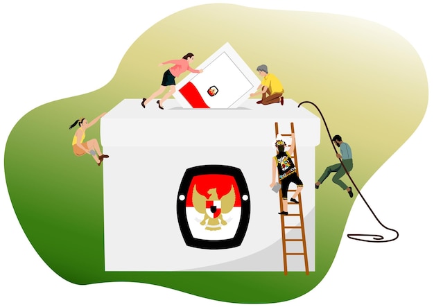 Vibrant Illustration of People Constructing a Unique Structure | Jiffy ...