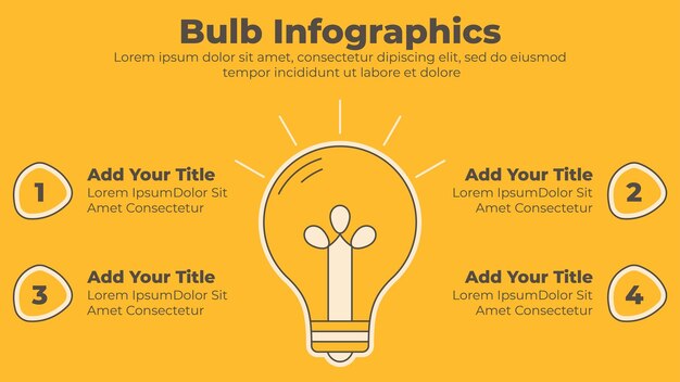 Bright Bulb Infographic with Radiant Lighting Design | Jiffy Designs