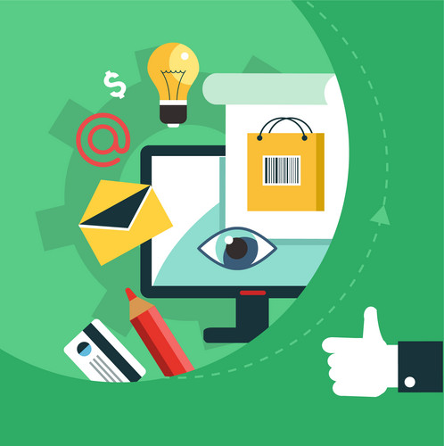 Flat Vector Mobile App - Email Marketing | Jiffy Designs