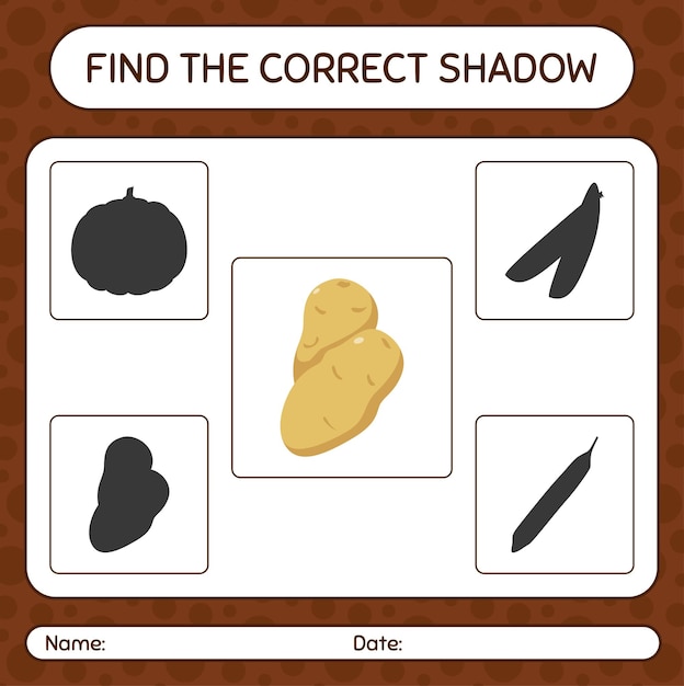 Discover the Matching Shadow for the Potato Slice | Jiffy Designs