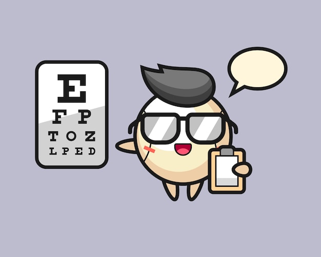 Adorable Eyeball Character with Glasses and Eye Chart | Jiffy Designs