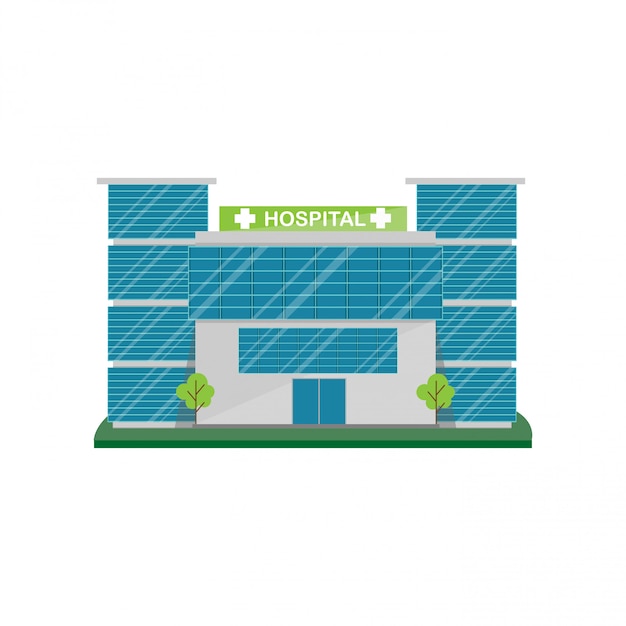 Modern and Vibrant Hospital Building with Greenery | Jiffy Designs
