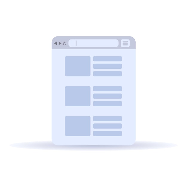 Minimalist Web Browser Window with Clean Layout | Jiffy Designs