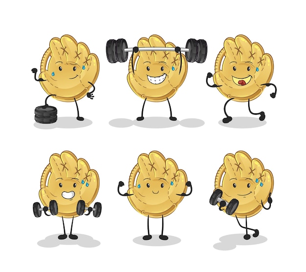 Cheerful Workout Emoji Collection: Energetic Fitness Icons | Jiffy Designs