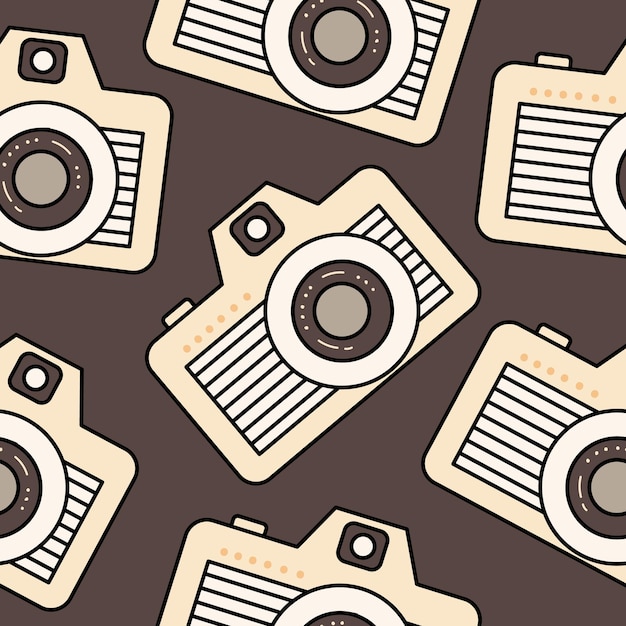 Vintage Camera Pattern Collection for Stickers and Posters | Jiffy Designs