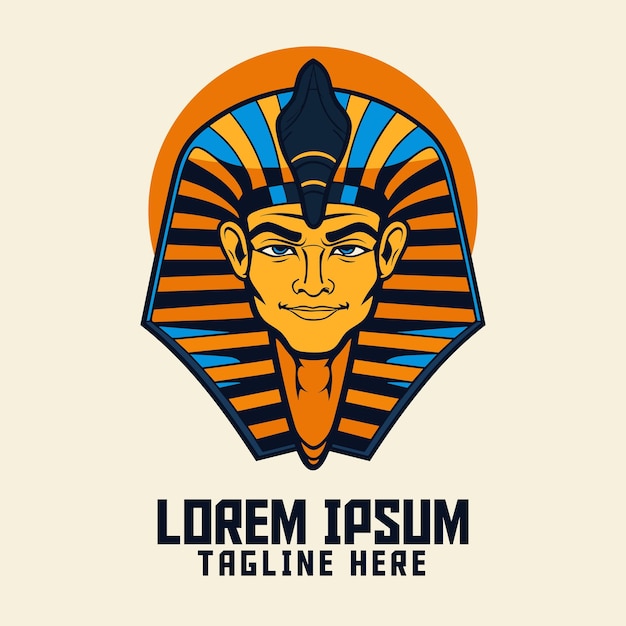 Captivating Pharaoh Emblem: Iconic Egyptian Imagery | Jiffy Designs
