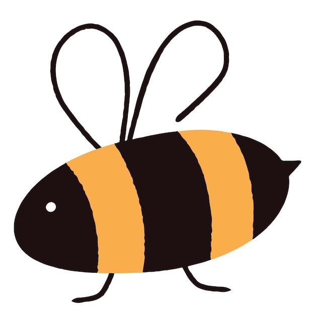 Charming Striped Bee with Distinctive Antennae and Fuzzy Body | Jiffy ...