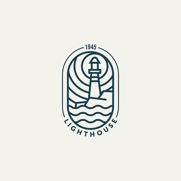 Iconic Lighthouse Emblem: Guiding the Way Since 1845 | Jiffy Designs