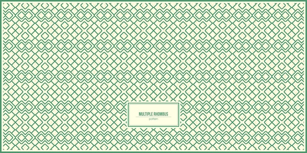 Interlocking Diamond Patterns in Vibrant Green Tones | Jiffy Designs