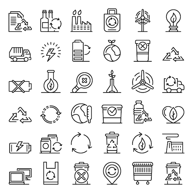 Diverse Eco-Friendly Icons for Sustainable Solutions | Jiffy Designs
