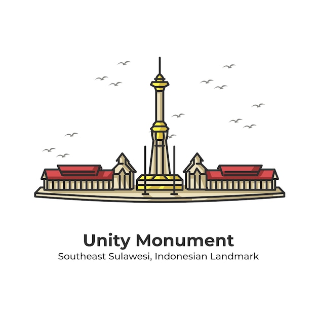 Iconic Unity Monument of Southeast Sulawesi, Indonesia | Jiffy Designs