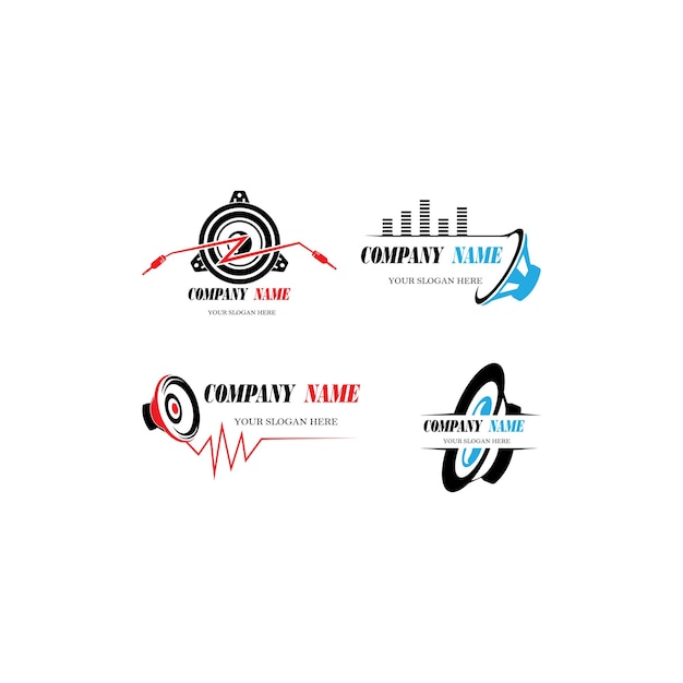 Vibrant Soundwave Logos for Tech and Medical Companies | Jiffy Designs
