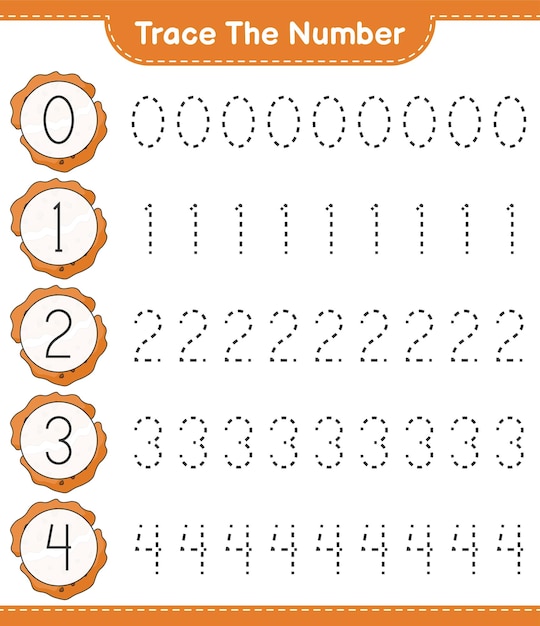 Engaging Number Tracing Worksheet for Early Learners | Jiffy Designs