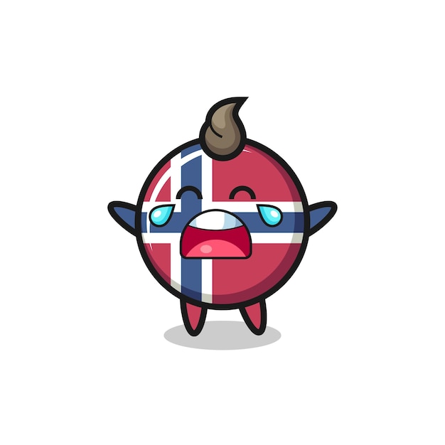 Adorable Cartoon Character with British Flag Design | Jiffy Designs