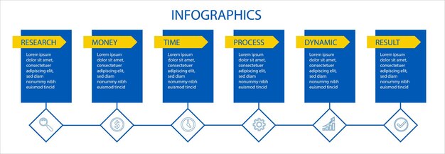 Streamlined Infographic with Vibrant Shapes and Informative Captions ...