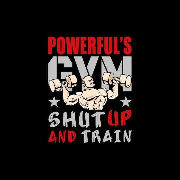 Powerful Gym Motivational Artwork with Muscular Hands and Text | Jiffy ...