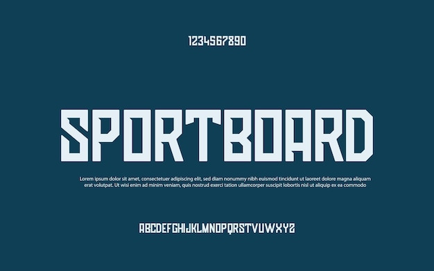 Rugged Sports-Themed Typography with Bold Numeric Elements | Jiffy Designs