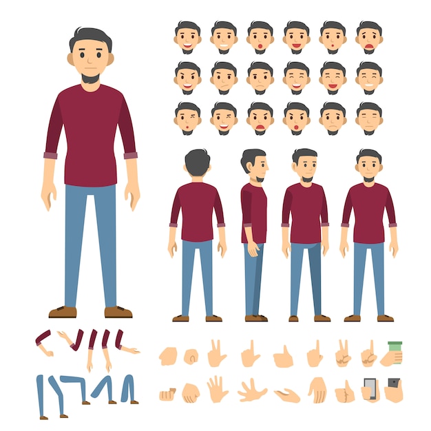 Diverse Expressions: A Customizable Character Creation Kit | Jiffy Designs