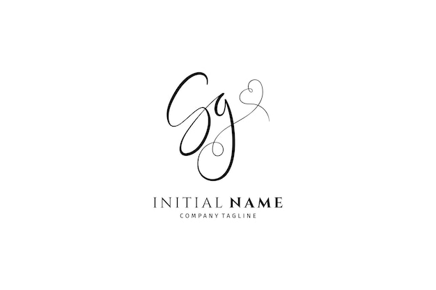Elegant Calligraphic Initials with Decorative Flourishes | Jiffy Designs