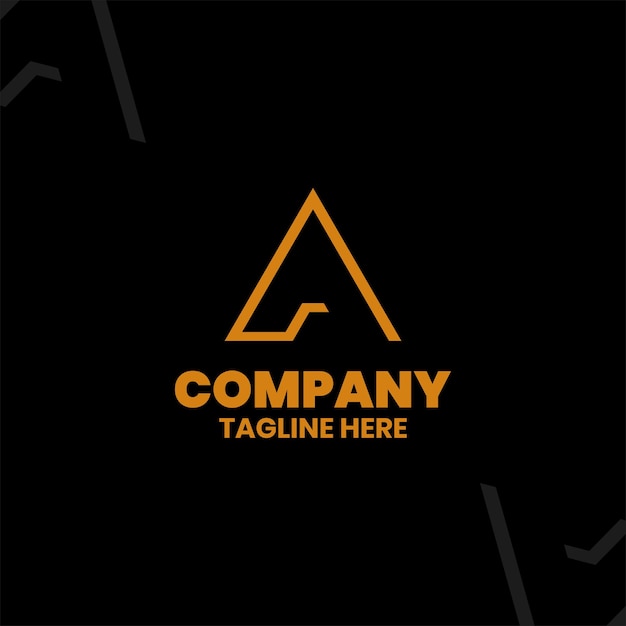 Elegant Triangle Logo with Captivating Company Tagline | Jiffy Designs