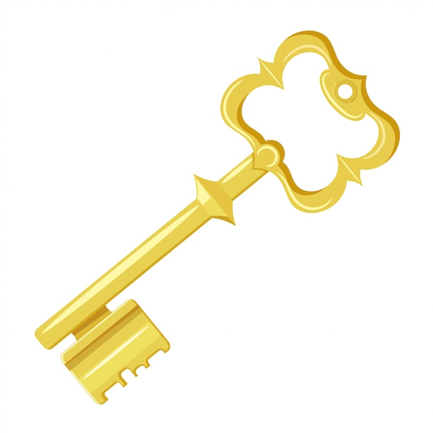 Elegant Golden Key: Unlock New Possibilities | Jiffy Designs