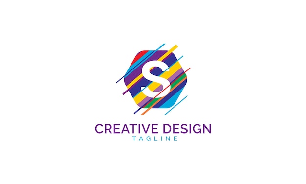 Vibrant Geometric Letter S Logo with Creative Design Tagline | Jiffy ...