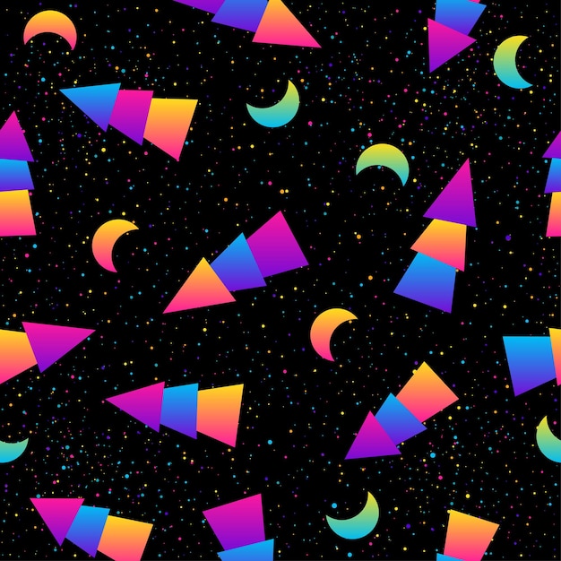 Vibrant Cosmic Shapes: Celestial Geometric Patterns in the Night Sky ...