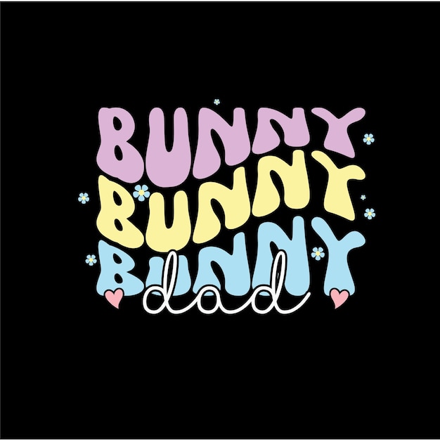 Vibrant Playful Bunny Buddy Lettering with Colorful Sparkles | Jiffy ...
