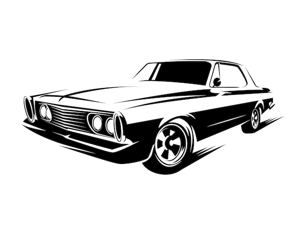 Sleek and Stylish Retro Muscle Car Design | Jiffy Designs