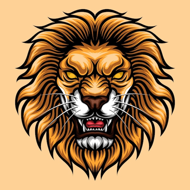 Majestic Roar of the Golden Lion King | Jiffy Designs