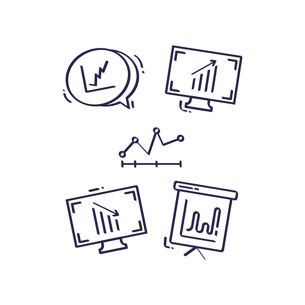 Diverse Data Visualization Icons for Analytical Insights | Jiffy Designs